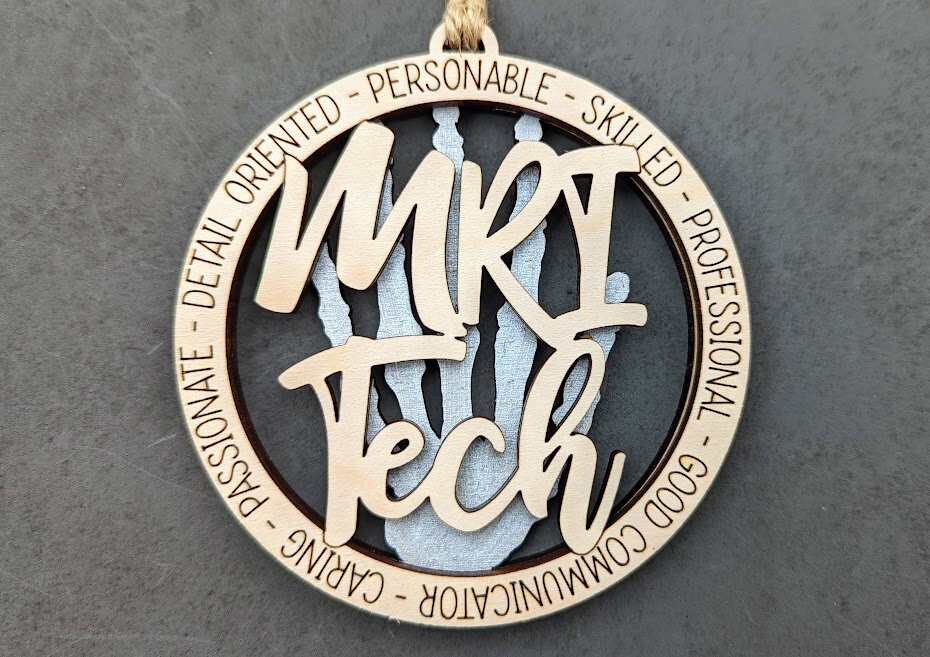 MRI Tech Svg Radiology Ornament Svg Gift for Medical | Etsy
