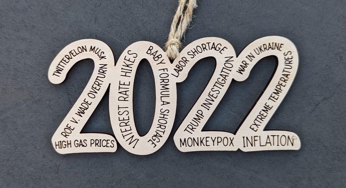 2022 Ornament Svg 2022 Year in Review Themed Ornament DIGITAL - Etsy