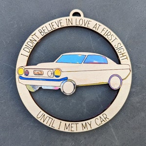 Car Show Ornament Svg, Classic Car Ornament Keepsake File With 3 Quotes ...