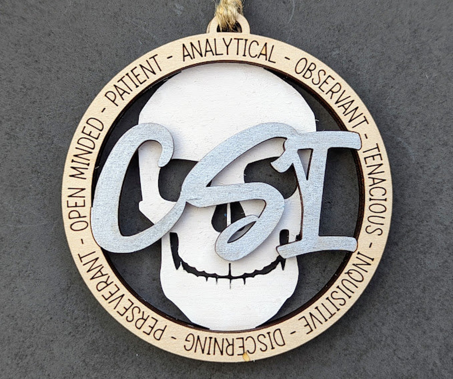 CSI Svg Crime Scene Investigator Ornament Svg Car Charm Svg - Etsy