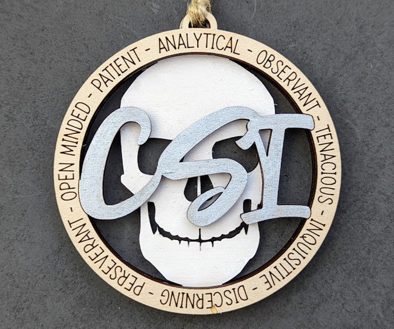 CSI Svg, Crime Scene Investigator Ornament Svg, Car Charm Svg - Several ...