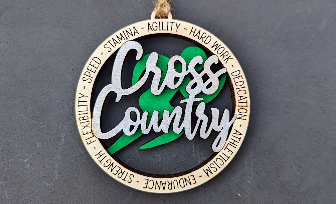 Cross Country Svg, Gift for Xcountry Runner DIGITAL FILE, Ornament ...