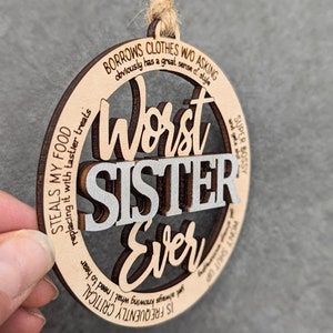 Worst Ever Bundle Svg, Worst Sister Coworker Friend Digital File, Fun ...