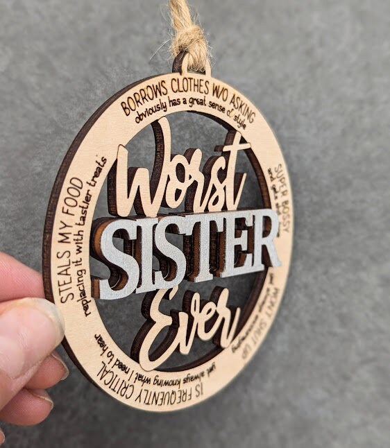 Worst Ever Bundle Svg, Worst Sister Coworker Friend Digital File, Fun ...