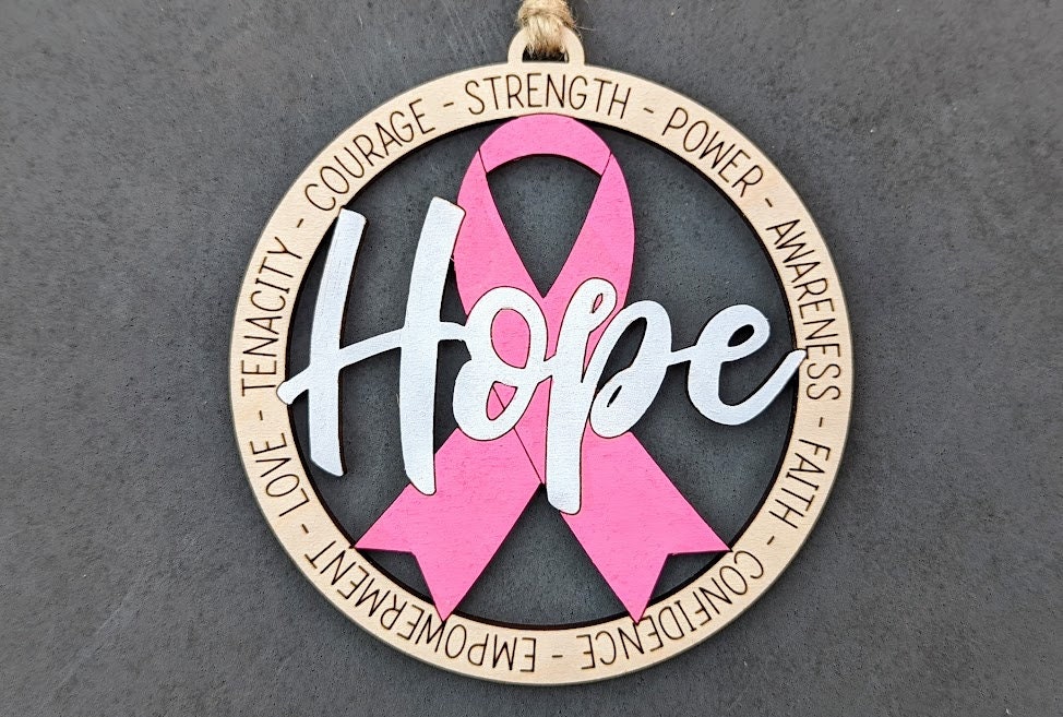 Single Layer Cancer Awareness Svg Bundle Survivor Hope - Etsy