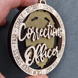 Corrections Officer Svg, Thin Grey Line Ornament for Corrections/jail ...