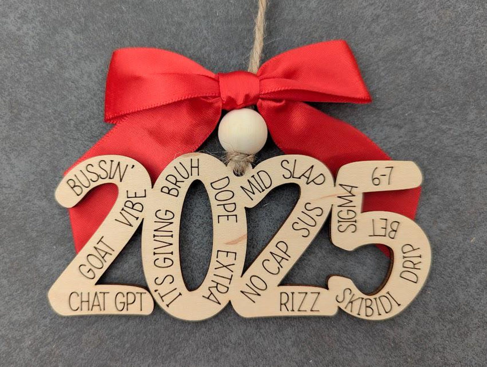 2025 Slang Ornament Svg, 2025 Funny Gen Z Ornament DIGITAL FILE - 2025 ...
