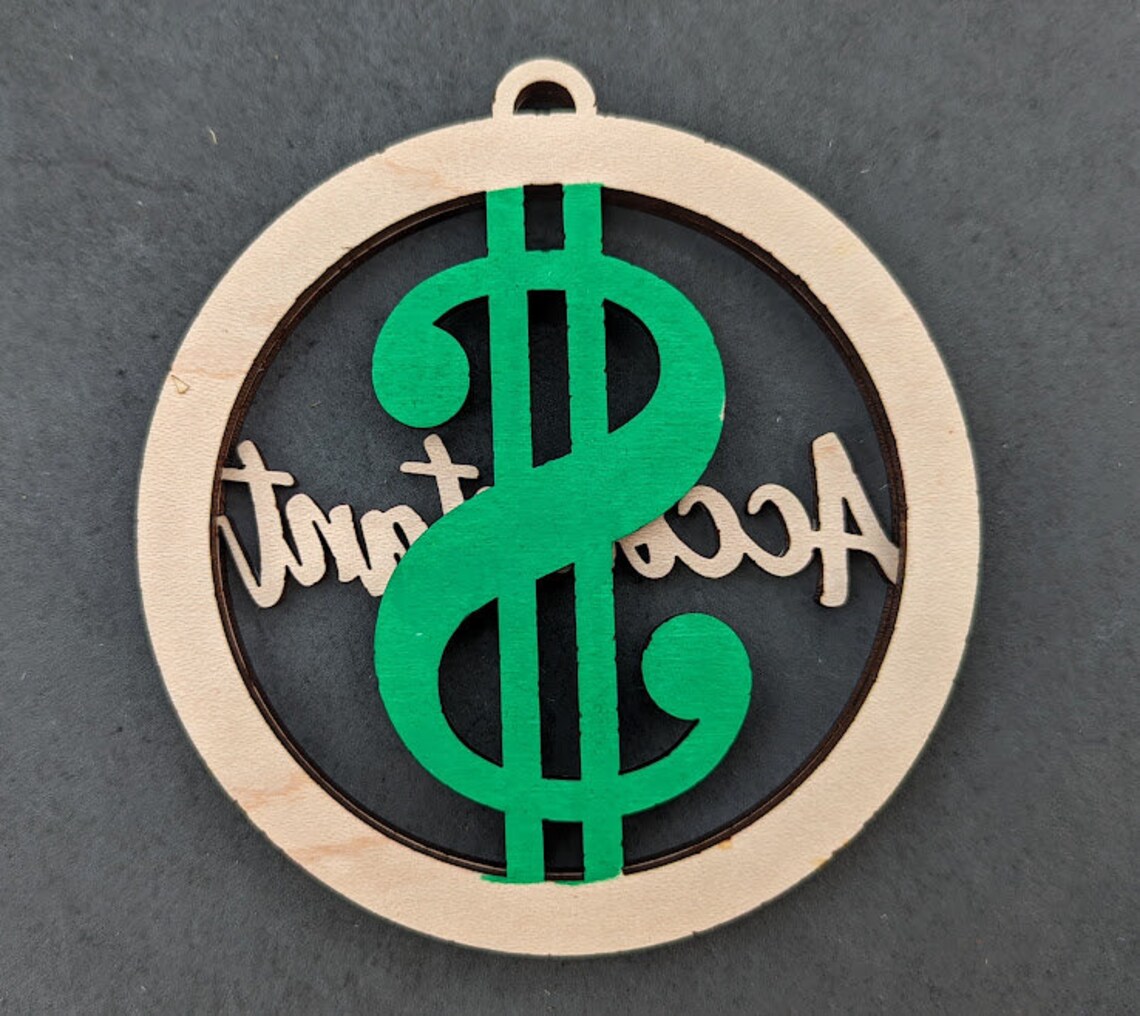 Accountant Svg Gift for CPA Tax Accountant Ornament or Car - Etsy