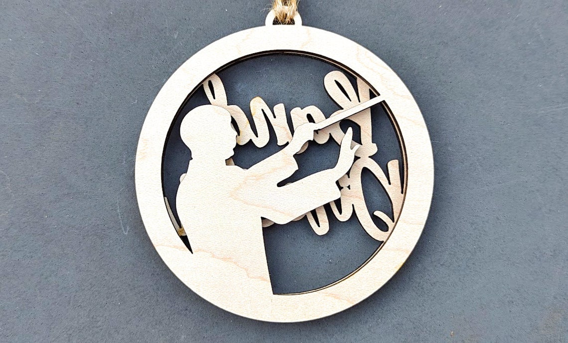 Band Director Ornament Svg, Marching Band Director Digital File, Double ...