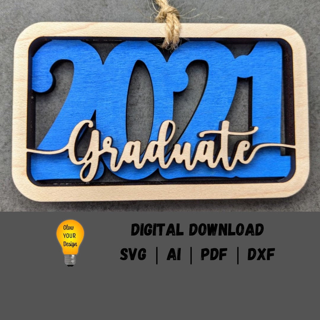 2021 Graduate Svg Graduation Gift Svg Grad Keychain Digital - Etsy