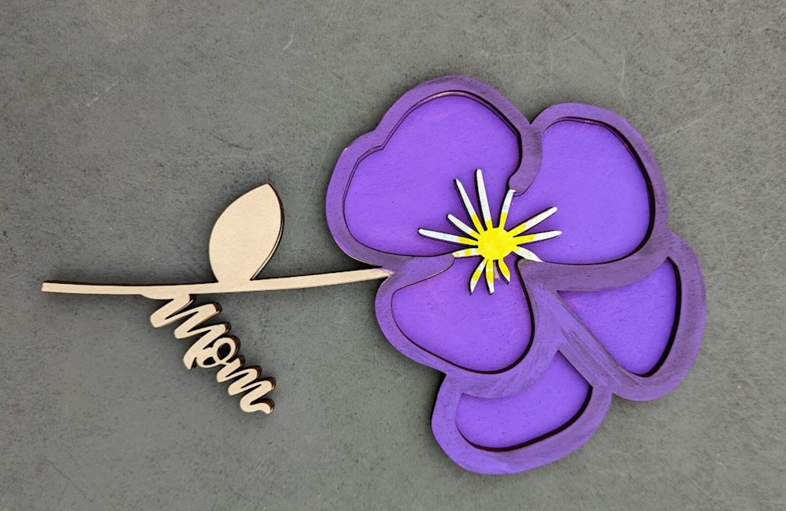 Violet Svg Mothers Day Gift Svg February Birth Month Svg - Etsy