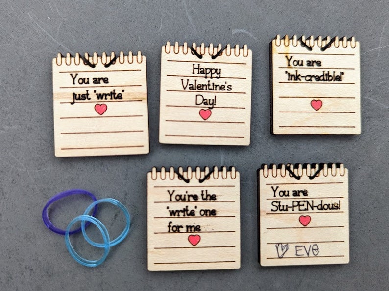 Classroom Valentine Svg, Pen or Pencil Tag Digital File, Quick Easy ...