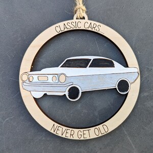 Car Show Ornament Svg, Classic Car Ornament Keepsake File With 3 Quotes ...