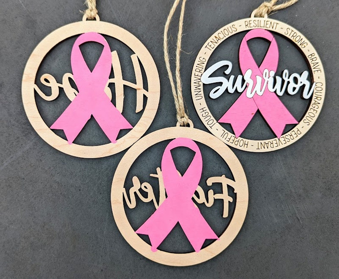 Single Layer Cancer Awareness Svg Bundle Survivor Hope - Etsy