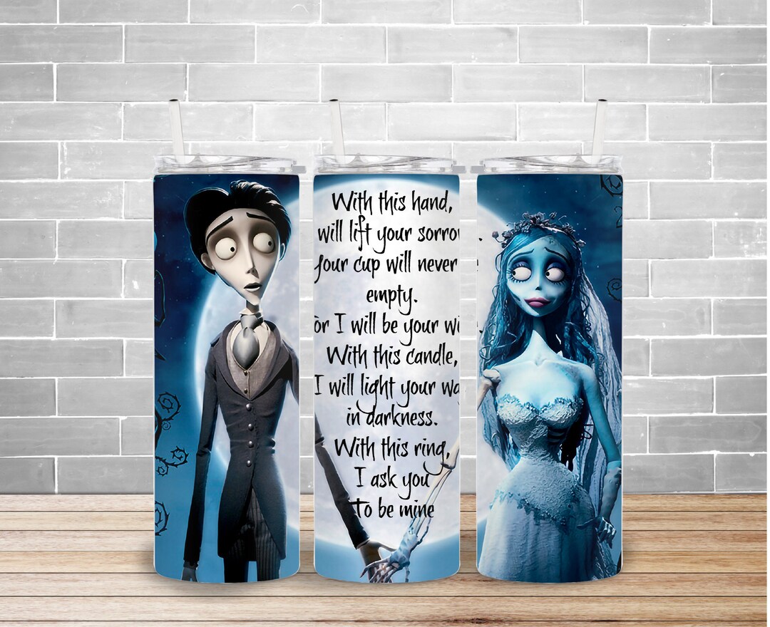 Corpse Bride Inspired Tumbler - Etsy