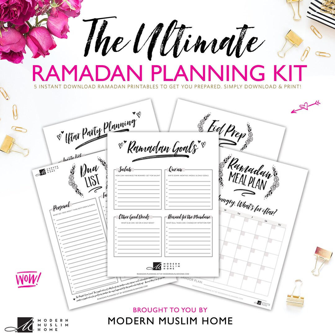Ultimate Ramadan Planning Kit Download [DIGITAL DOWNLOAD], Ramadan ...