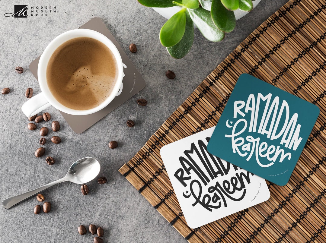 Ramadan Kareem Coaster, Islamic Coaster, Muslim Ramadan or Eid Gift ...