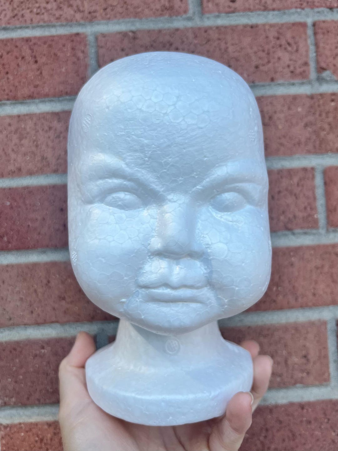 Styrofoam Display, Baby Styrofoam Display Head, Toddler Display, Beanie ...