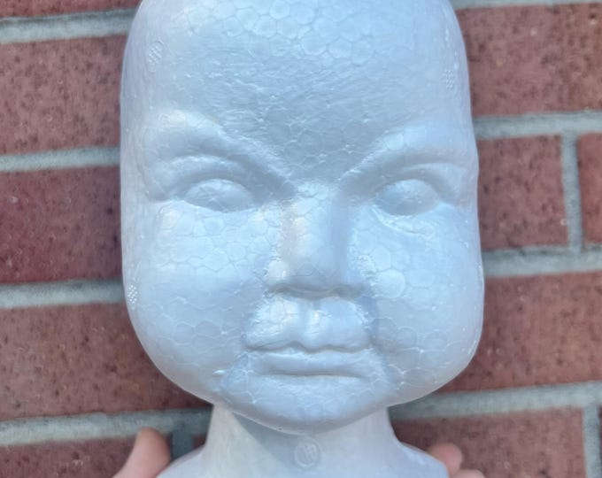 Styrofoam Display, Baby Styrofoam Display Head, Toddler Display, Beanie ...