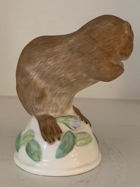 Beaver Figurine in Bone China Painted by B. Linley Adams...so - Etsy
