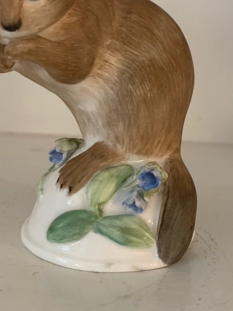 Beaver Figurine in Bone China Painted by B. Linley Adams...so - Etsy