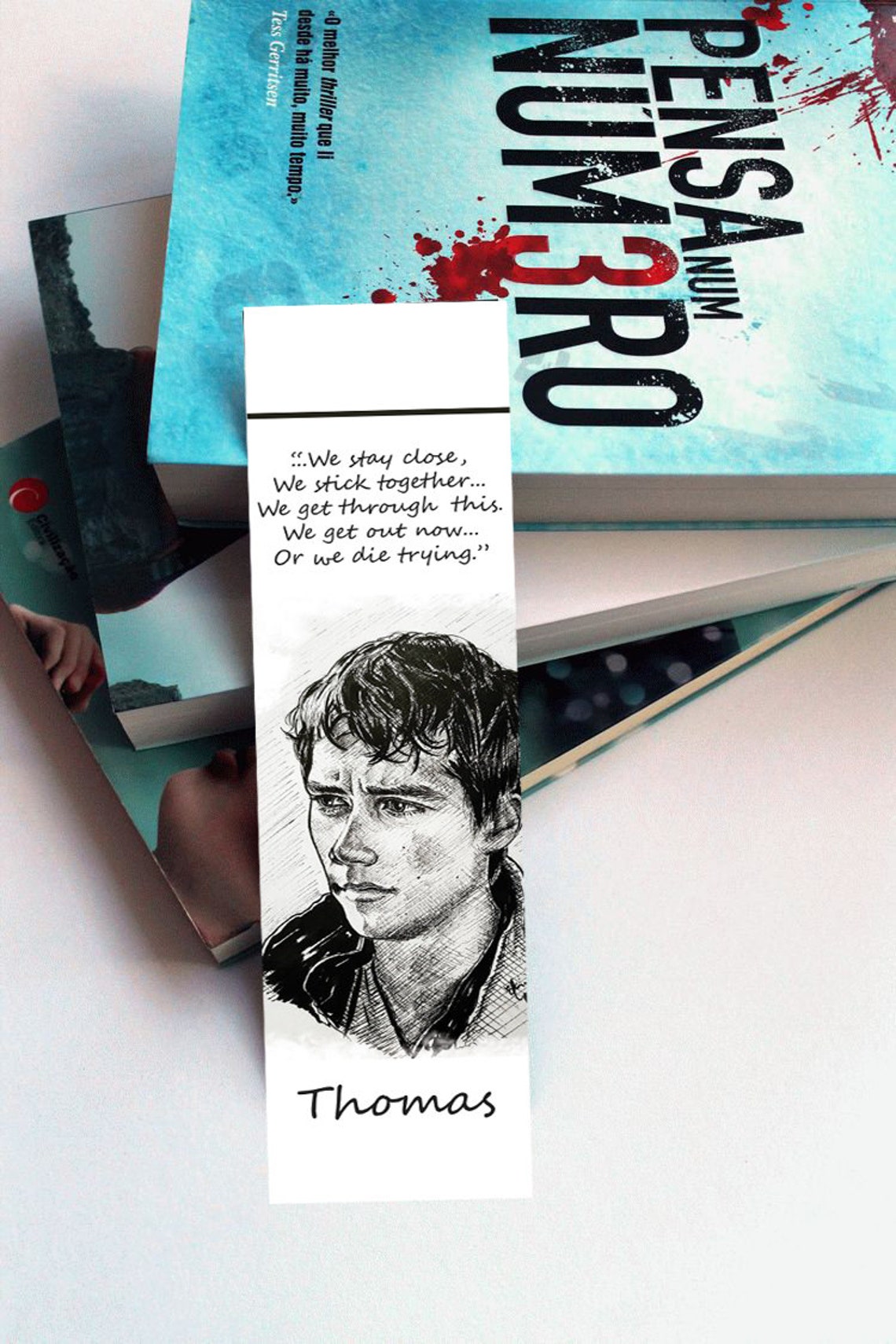 The maze runner Handmade bookmark Book marks Thomas Newt | Etsy