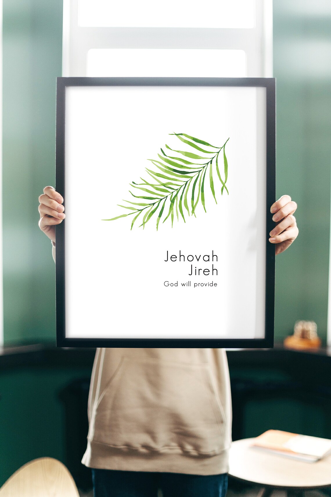 Jehovah Jireh | Yahweh Yireh | God Will Provide | Bible Verse Wall Art ...
