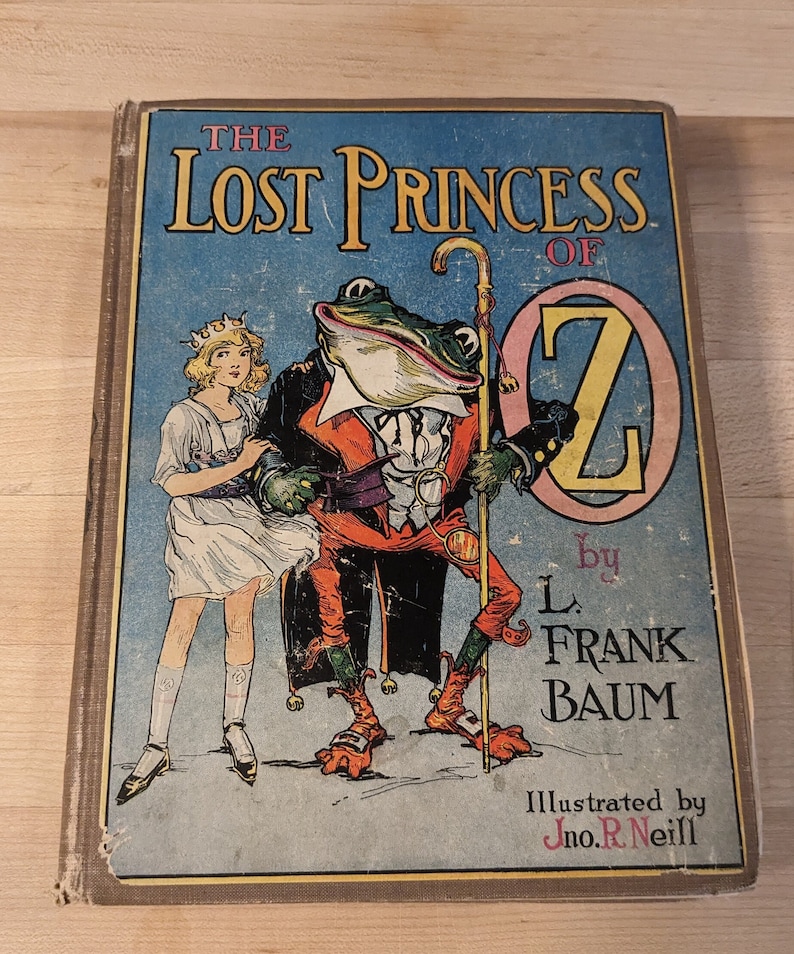 Original 1917 the Lost Princess of Oz Frank Baum Reilly & Lee Antique ...