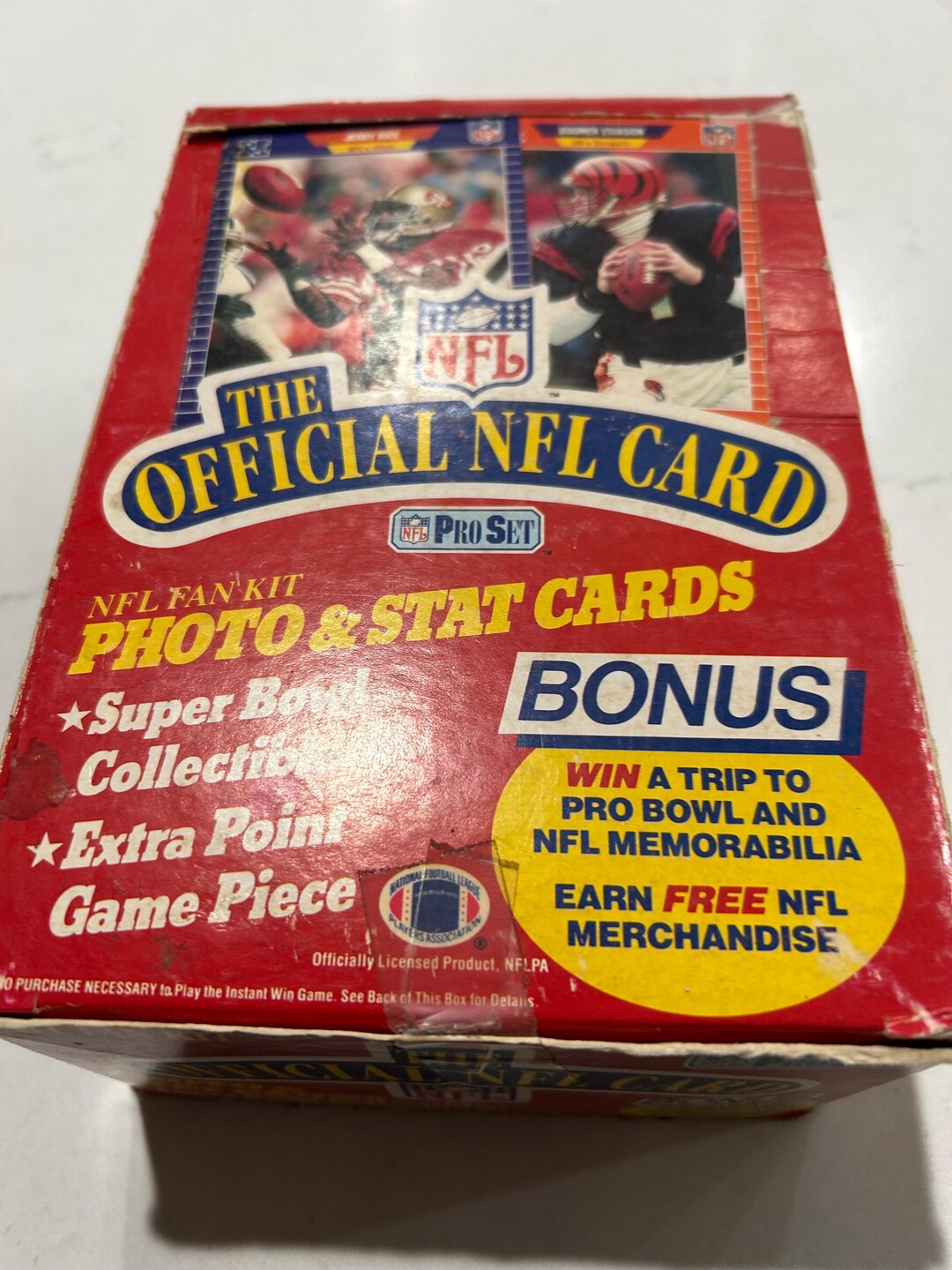 1989 Vintage Pro Set Football Hobby Box - Etsy