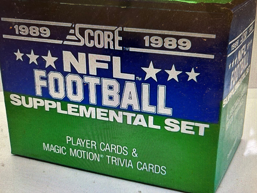 1989 Score Football Supplemental Set Bo Jackson - Etsy