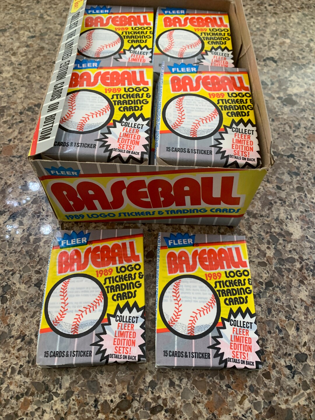 1989 Fleer Baseball Single Hobby Pack. Griffey Jr Rc - Etsy