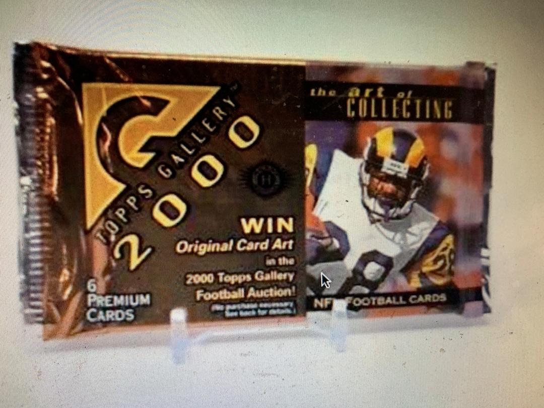 Topps 2000 NFL Football (1) Sealed Pack From Hobby Box - Etsy