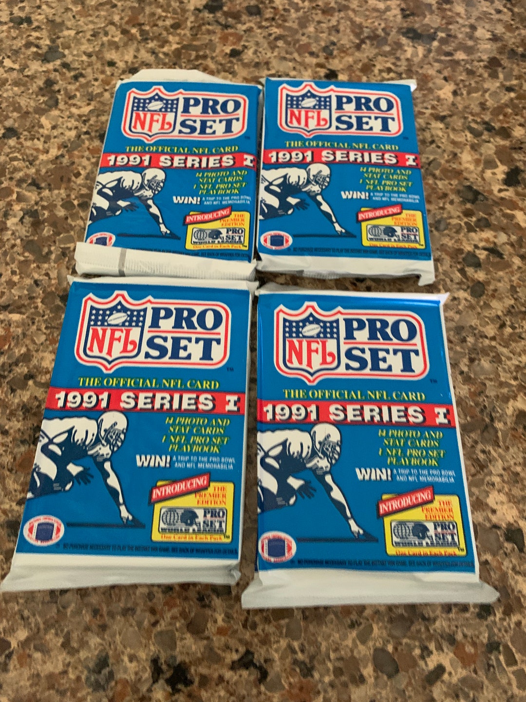1991 Pro Set Series 1 Football Lot of 4 Packs for Sale. - Etsy