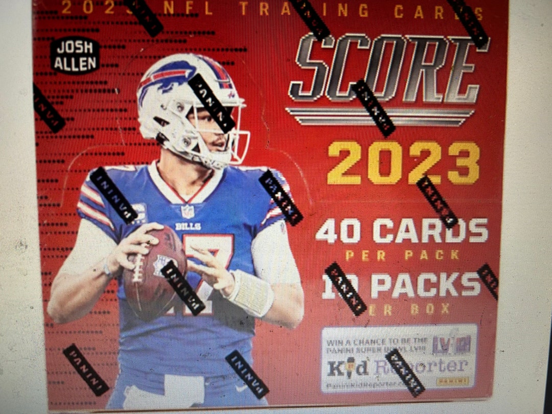 2023 Panini Score Football Hobby Box - Etsy