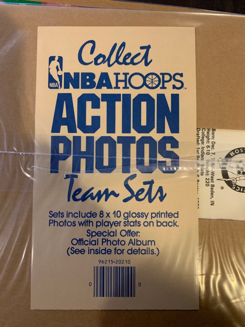 1990 NBA Hoops Vintage Larry Bird 8x10 Boston Celtics Photo - Etsy