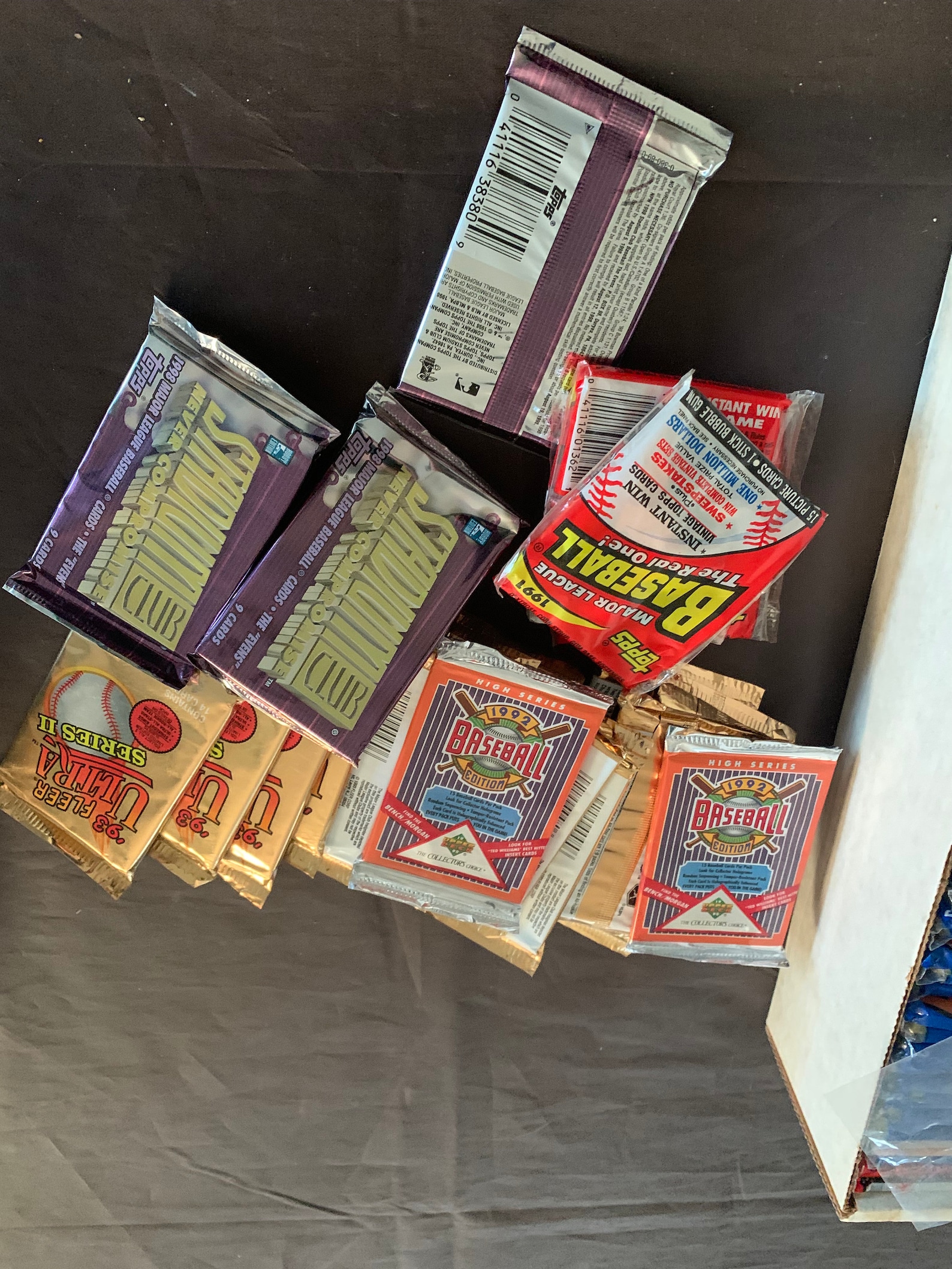 Vintage Baseball 220 UN-OPENED Cards New Un-opened Packs & (75) Loose ...