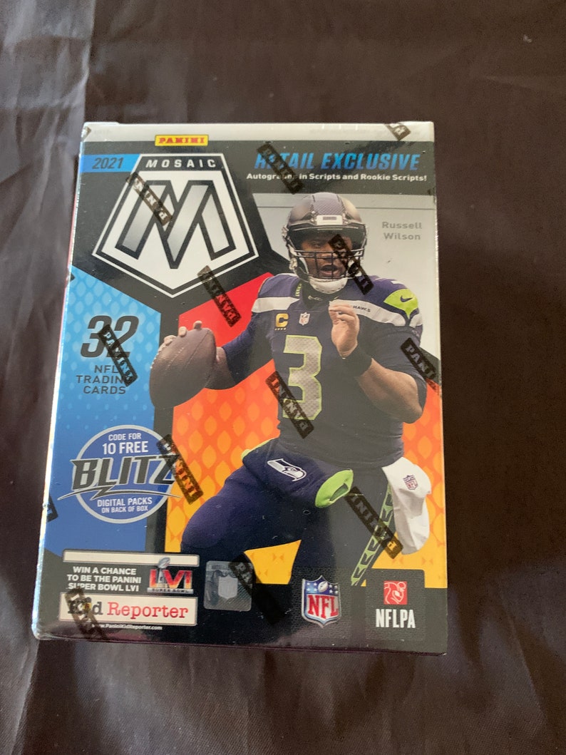 2021 Panini Mosaic NFL Football Blaster Box 32 Cards Brand New Factory ...