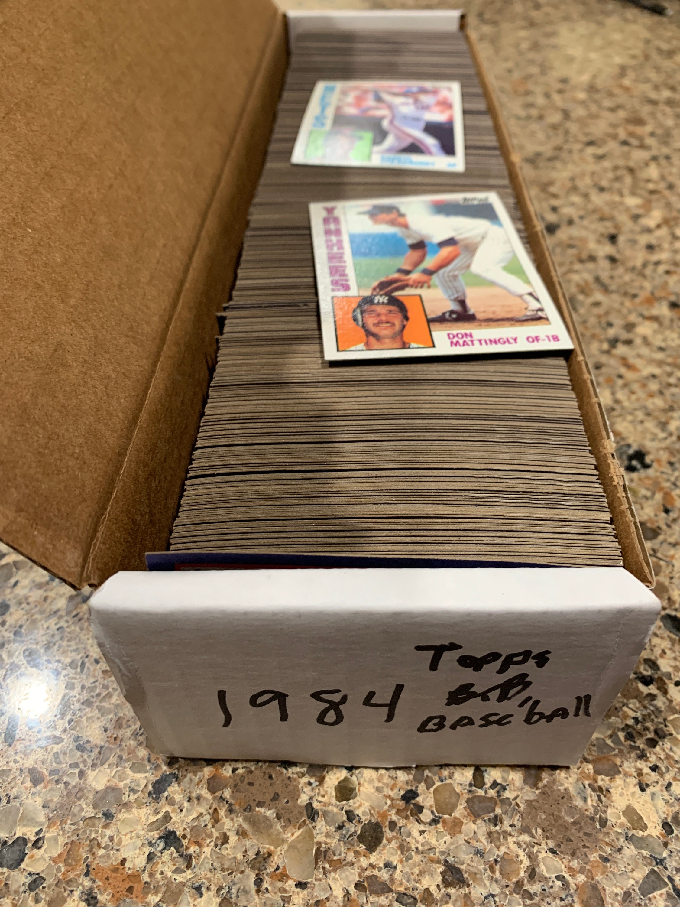 1984 Topps Baseball Complete Set From Vending Case Gem Mint Mattingly ...