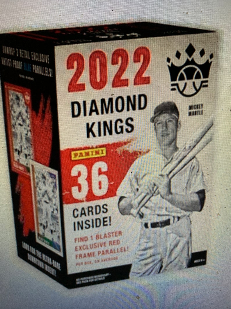 2022 Panini Diamond Kings Baseball Cards Blaster Box - 36 Cards - Etsy