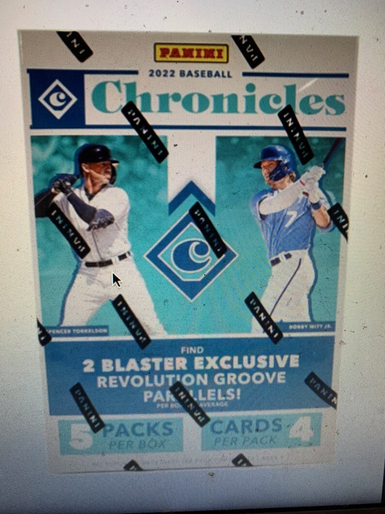 2022 Panini Chronicles Baseball 5-pack Blaster Box - Etsy