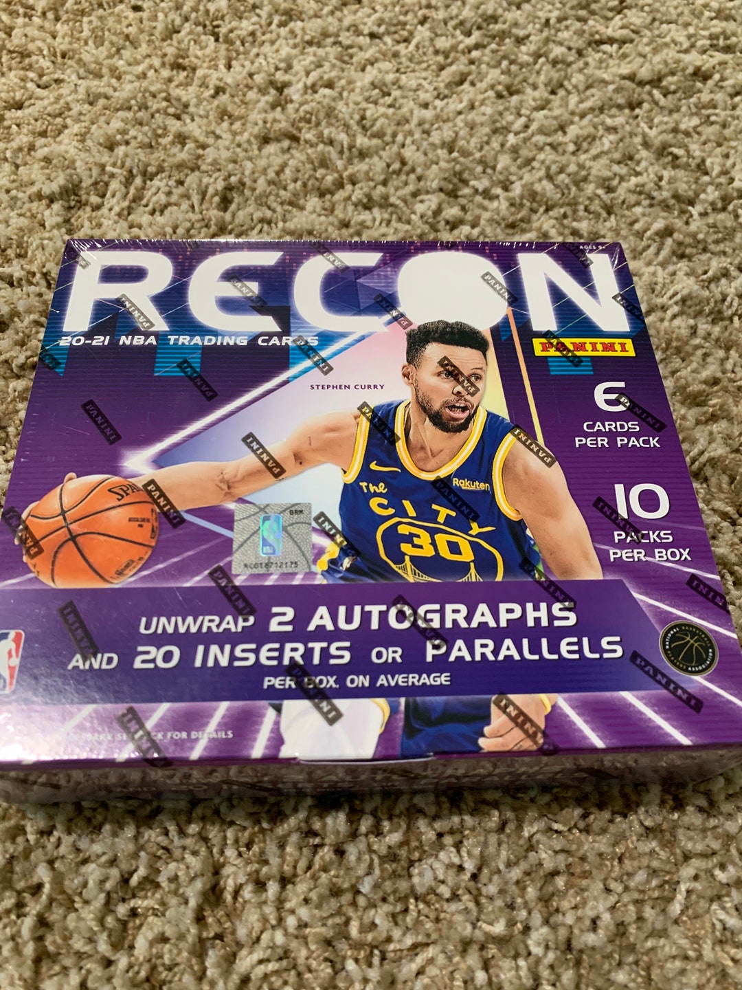 2020-21 Panini Recon Basketball Factory Sealed Hobby Box. - Etsy