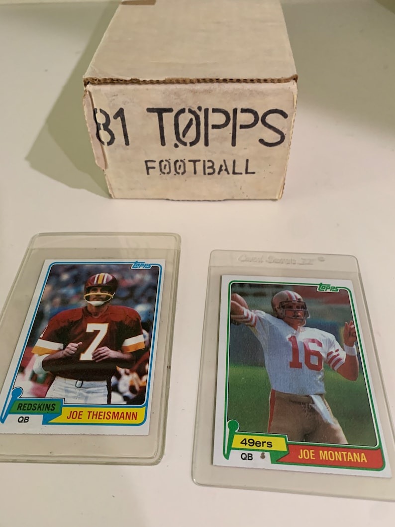 1981 Topps Football Card Complete Set (1-528) Montana Rookie - Etsy