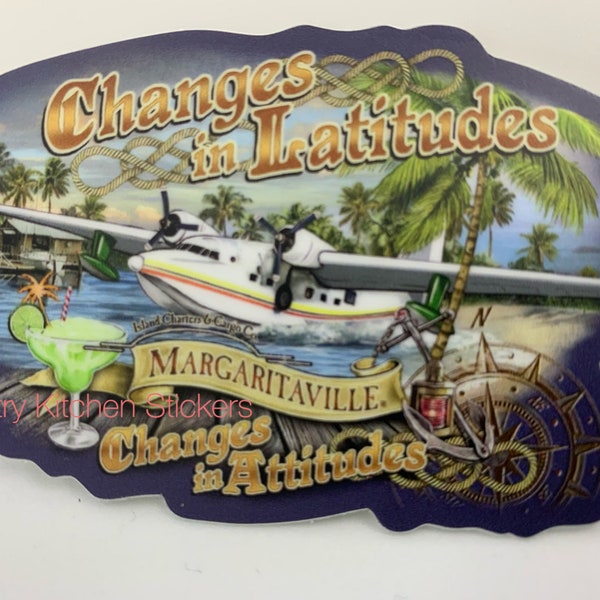 Change in Latitude Car Decal - Etsy
