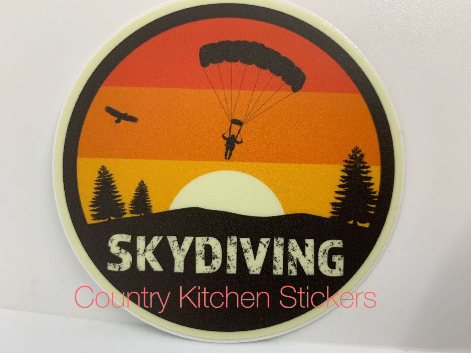 Skydiving Parachute Sticker Tumbler Car Water Bottle - Etsy