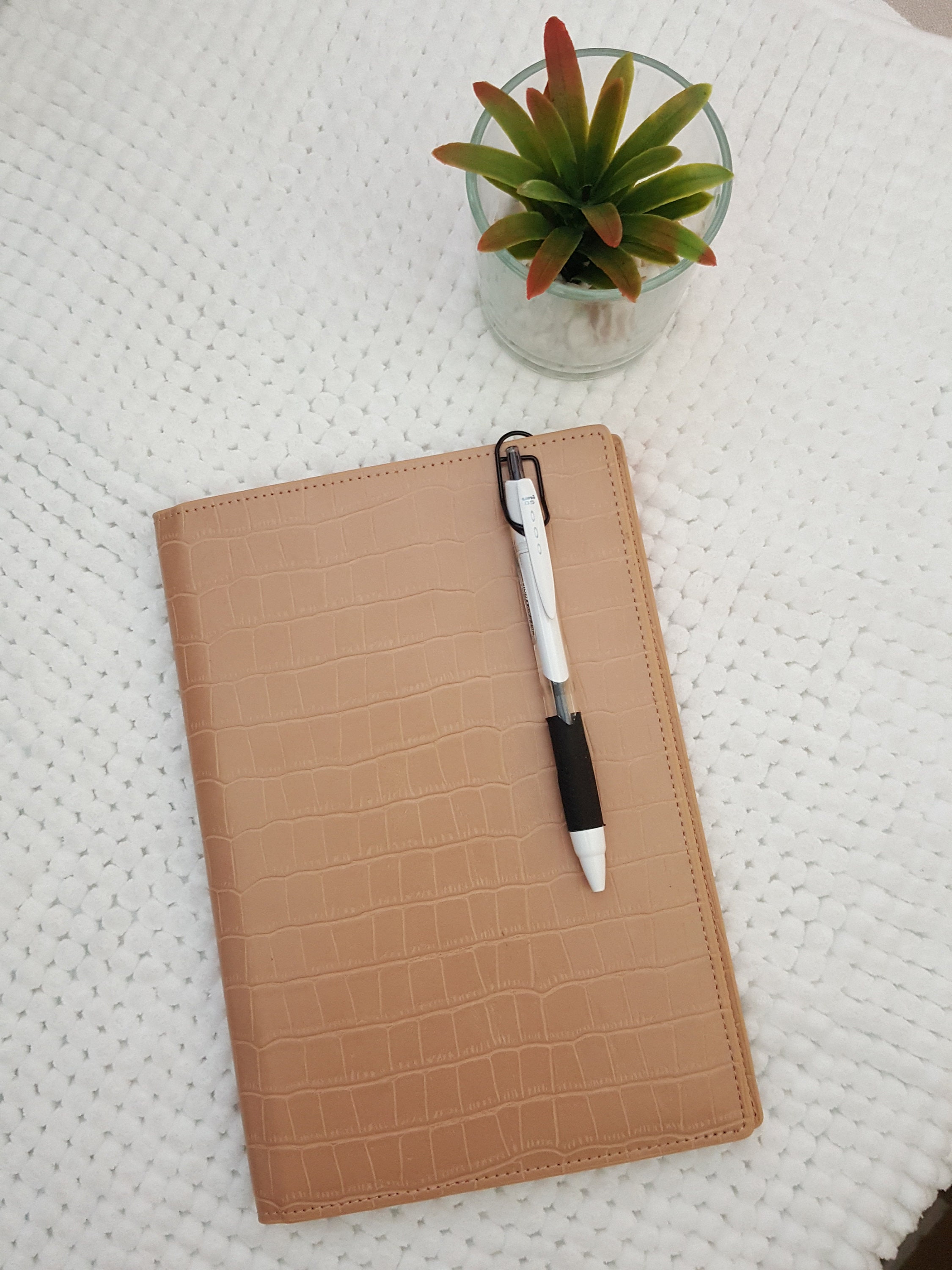 VEGAN Leather Croc A5 Notebook/journal Cover | Etsy Australia