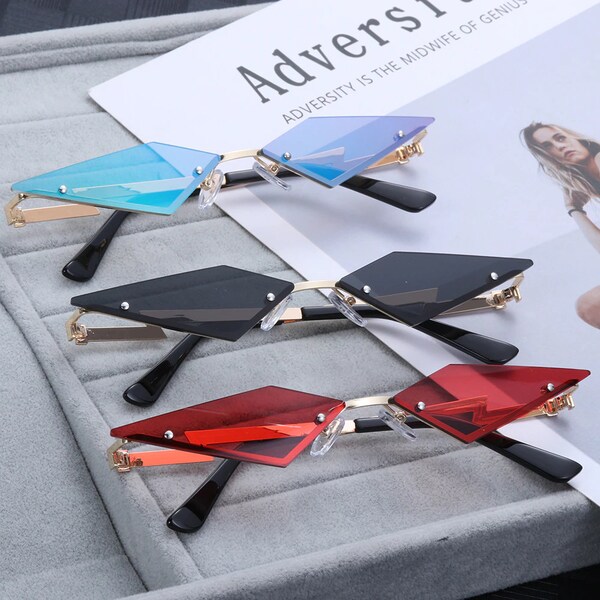 Diamond Sunglasses - Etsy
