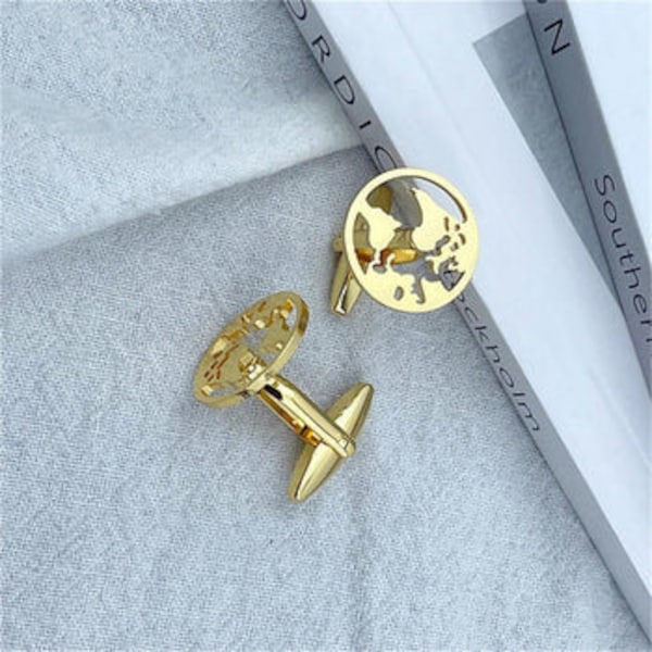 Cuff Button Map of the World - Etsy