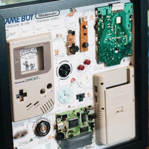 Disassembled Gameboy With Frame, Disassemble Art, Gameboy Teardown ...