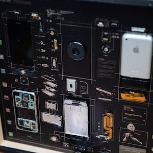 Collector's Series Disassembled iPhone 1st Gen Art With Frame ...