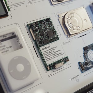 Disassembled Ipod Classic Art With Frame, Deconstructed Ipod 4, Framed ...
